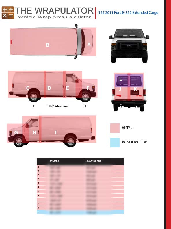 ford e350 interior dimensions