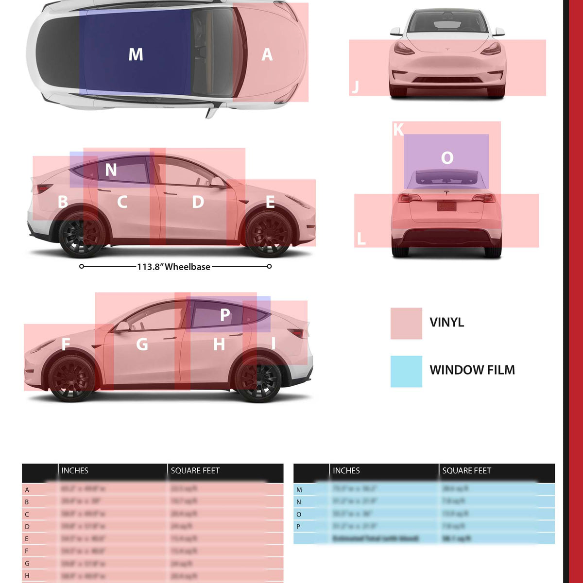 2020 Tesla Model Y Long Range 3270 PDF – BadWrap