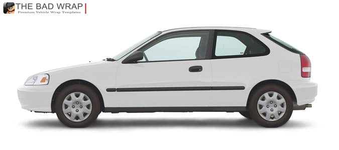 2000 Honda Civic DX Hatchback 3297 – BadWrap