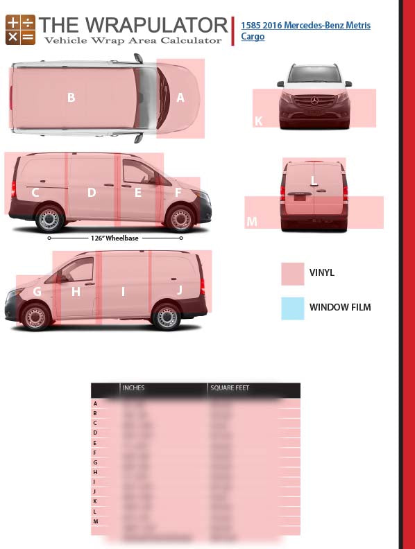 2016 Mercedes-Benz Metris Cargo 1585 PDF – BadWrap