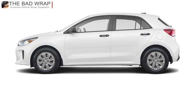 2018 Kia Rio 5-Door LX Hatchback 1960 – BadWrap
